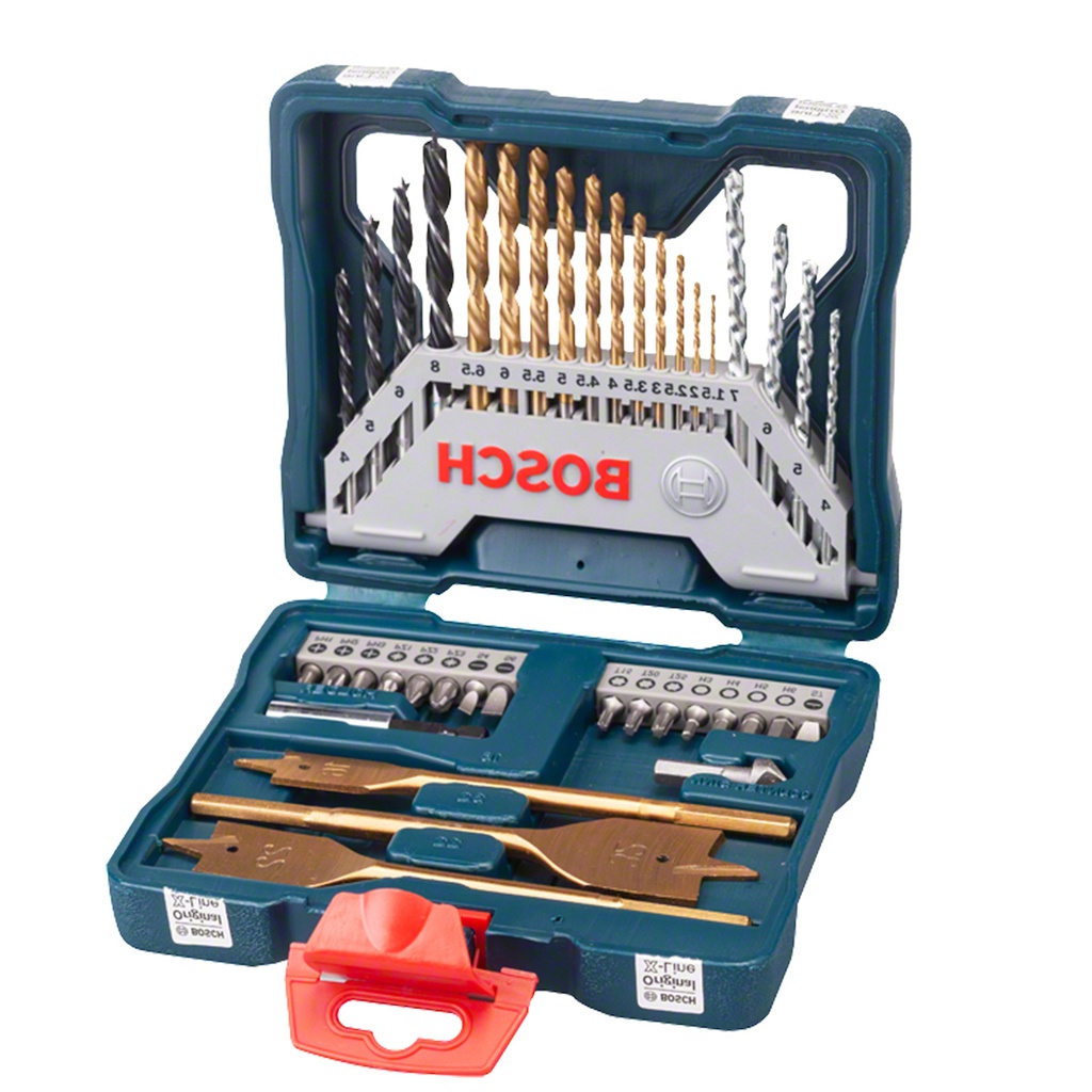 Juego de 40 Piezas X- LINE BOSCH AZUL / BOSCH-8-B-2 | CONSTRUHERRAMIENTAS