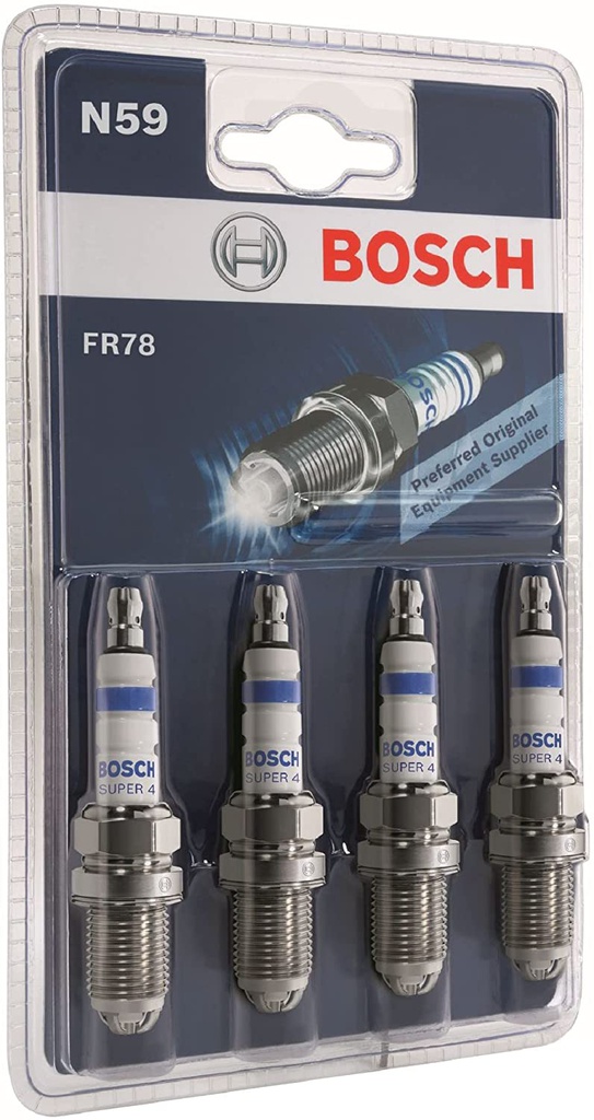 Bujia SUPER 4 / FR78 / BOSCH-4-B-3 | CONSTRUHERRAMIENTAS