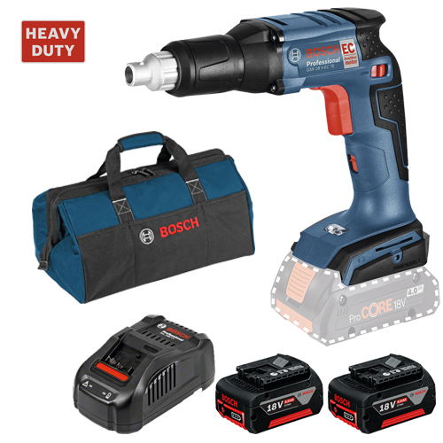 Atornilladora GSR 18V-EC TE Tabla Yeso / BOSCH-9-C-1 | CONSTRUHERRAMIENTAS