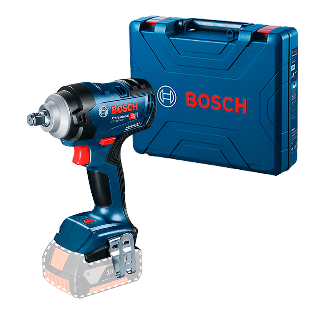 Pistola de Impacto 1/2" GDS 18V-400 18 V / 400 NM / BARETOOL / BOSCH ...