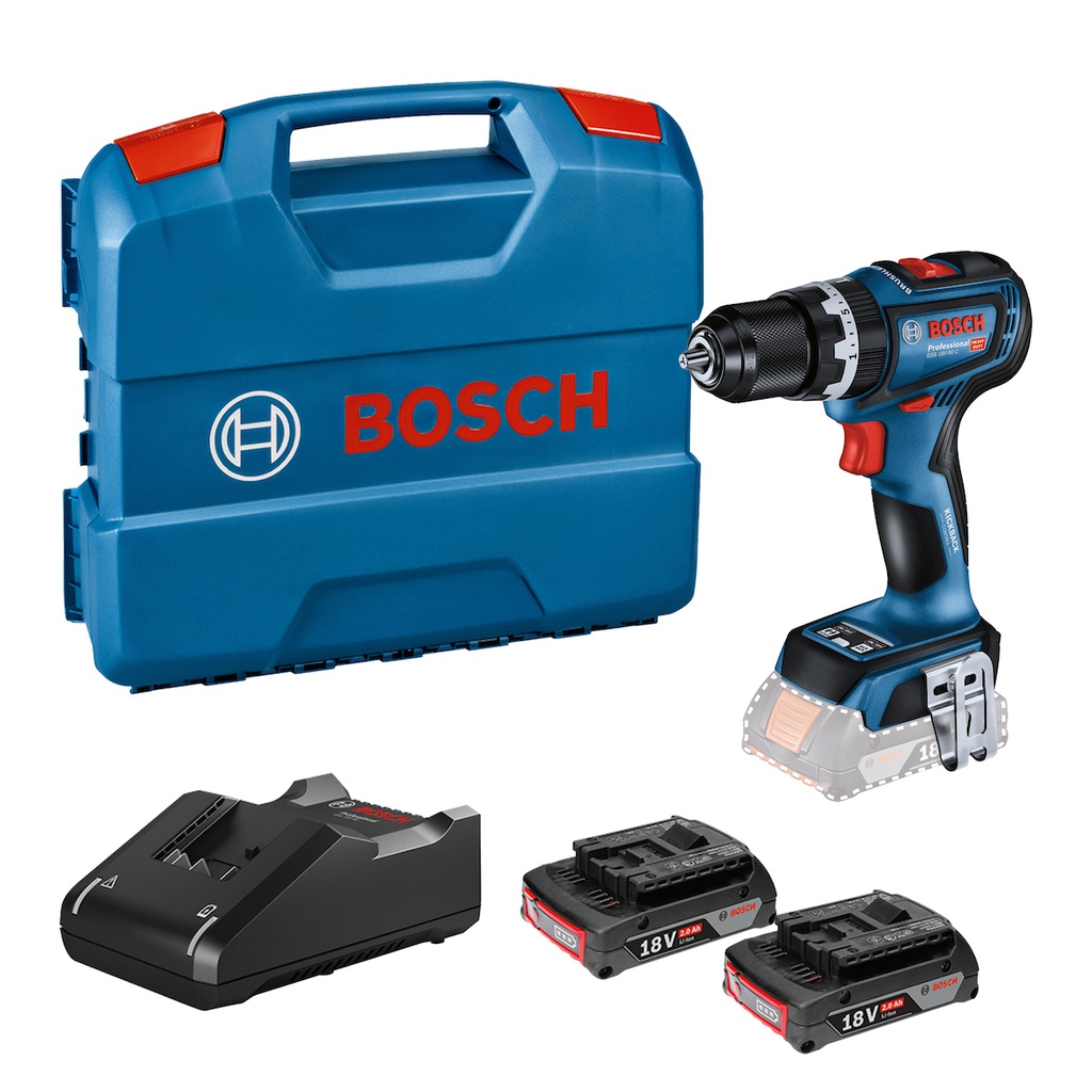 Taladro inalambrico 18V BOSCH GSB 18V-90 C + PERCUCION | PBX: 2458-461